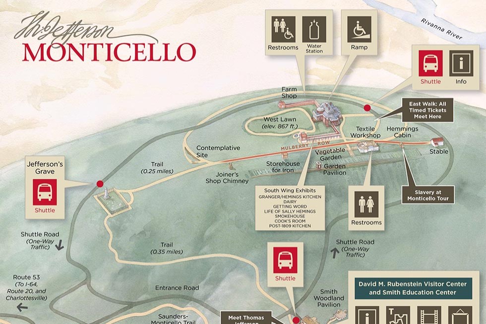 Directions to Monticello and Parking | Monticello