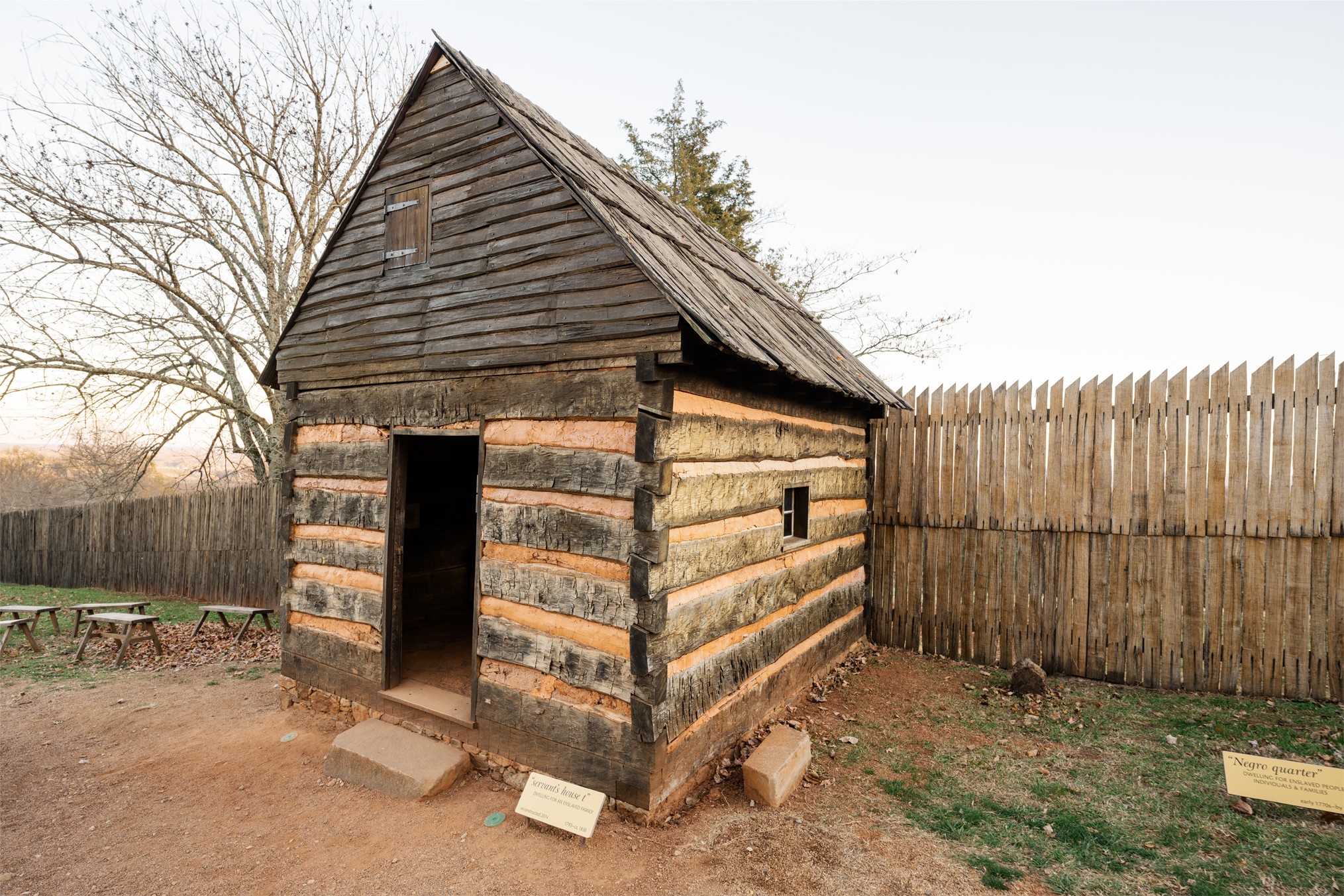 Recreated Slave Quarter Rises from the Past | Thomas Jefferson's Monticello