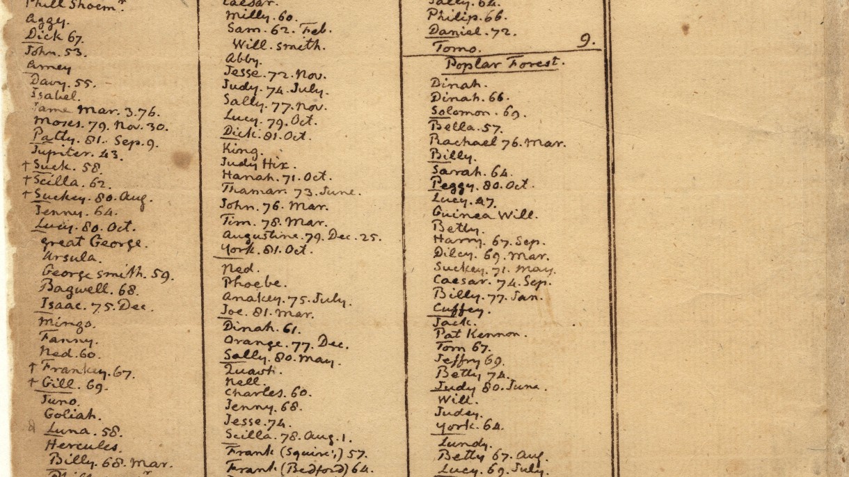 Slavery FAQs | Thomas Jefferson's Monticello