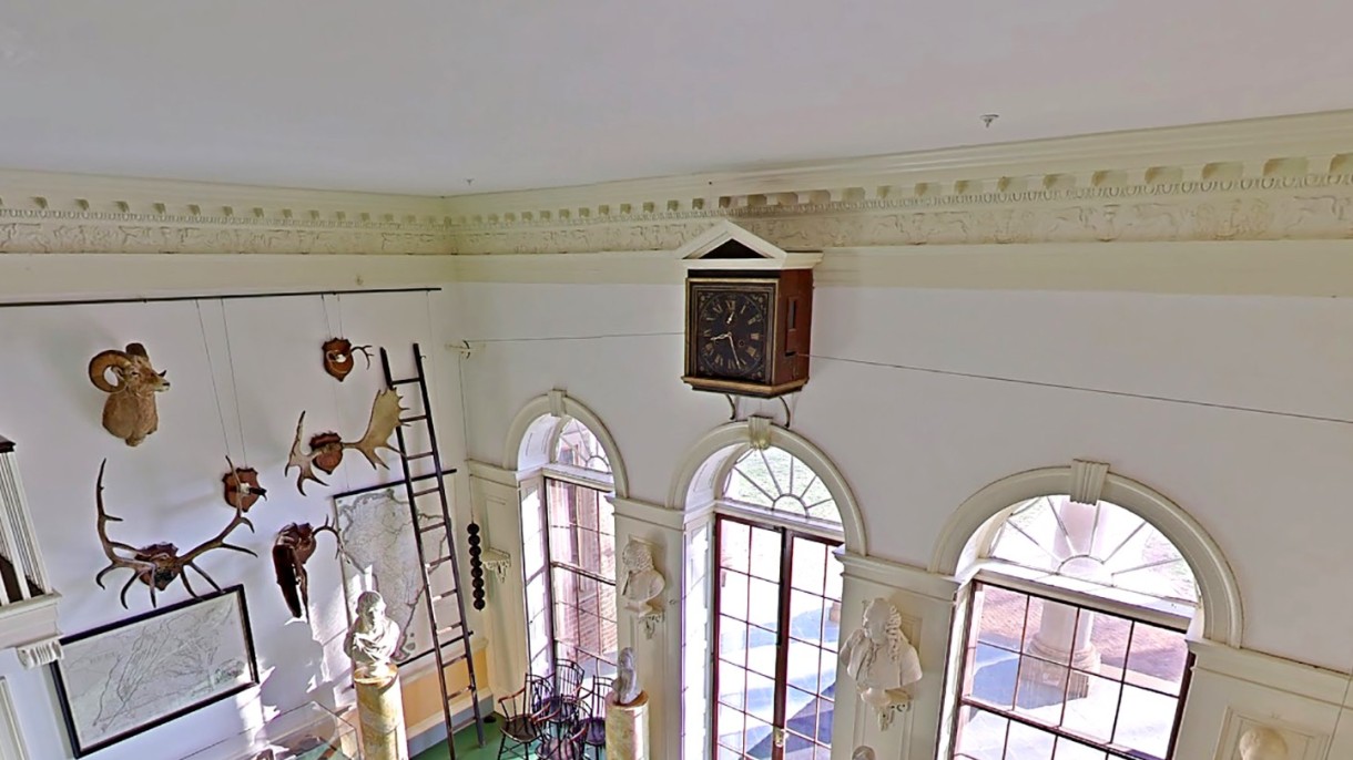 The Great Clock in the Entrance Hall | Thomas Jefferson's Monticello